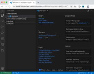 Visual Studio Codespacesを使って、ブラウザだけでPythonでサクッとハロワ！ | SIOS Tech. Lab