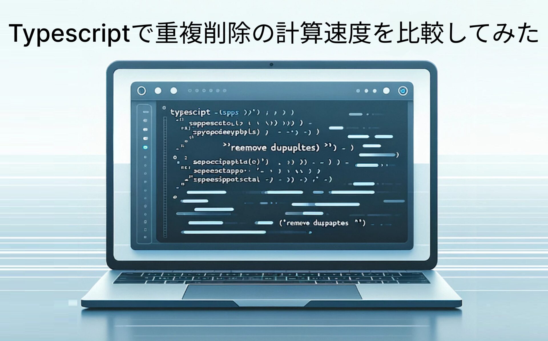Typescriptで重複削除の計算速度を比較してみた | SIOS Tech. Lab