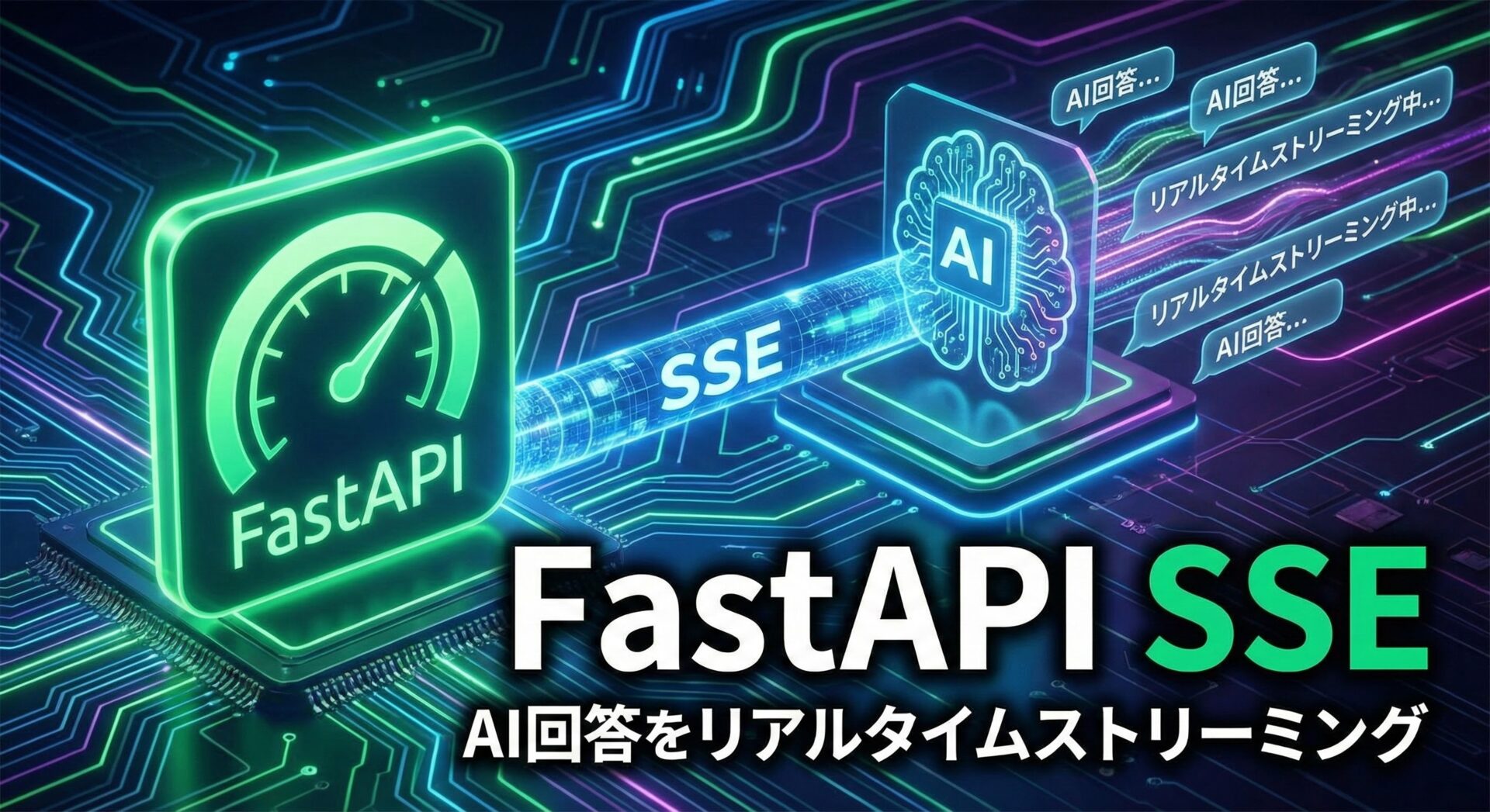 【FastAPI】SSEでAIの回答をリアルタイムストリーミングする | SIOS Tech Lab